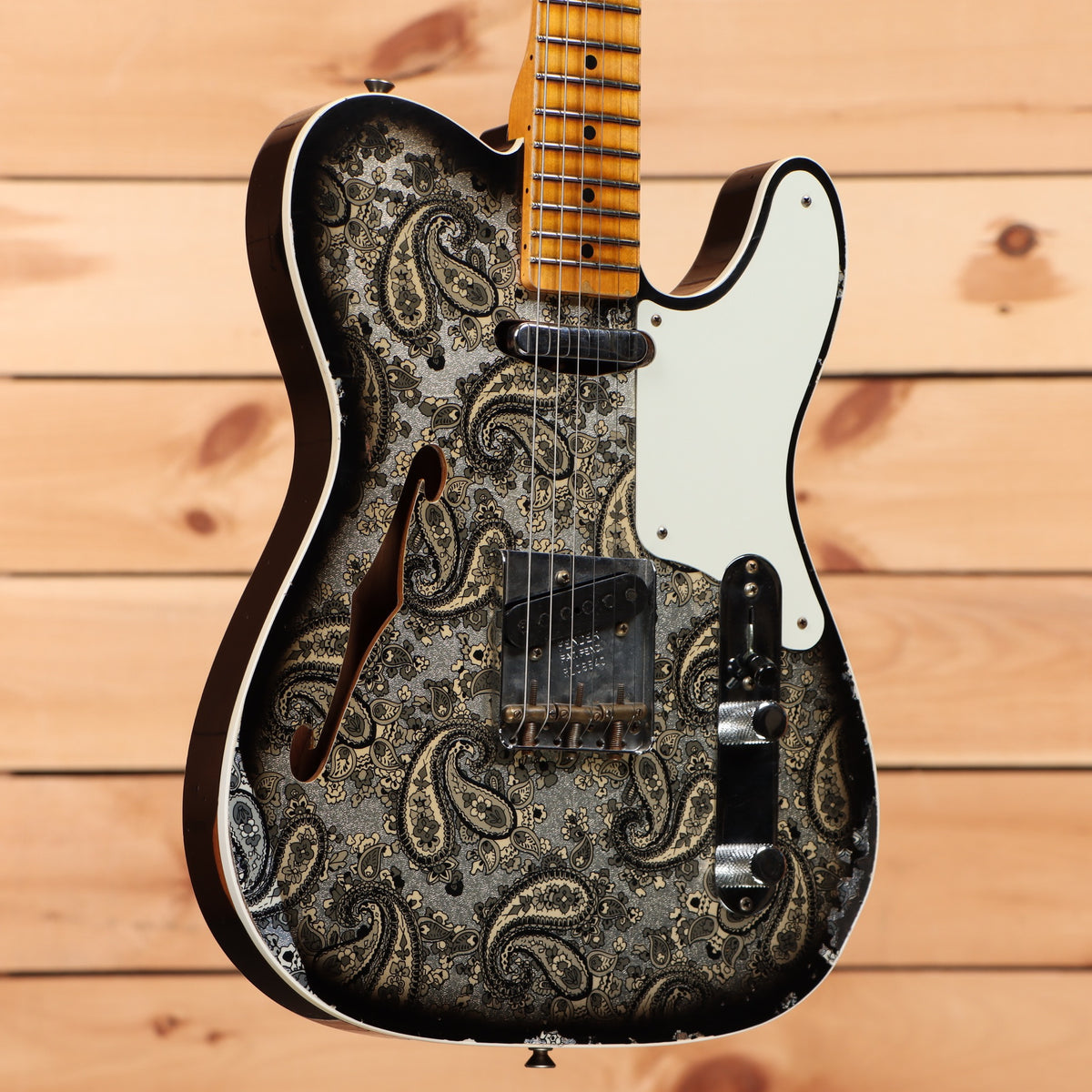 Fender Custom Shop Limited Double Esquire Thinline Relic - Aged Black ...