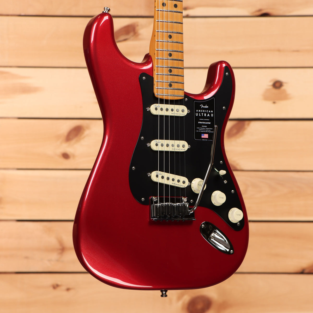 Fender American Ultra II Stratocaster - Sinister Red – Righteous Guitars