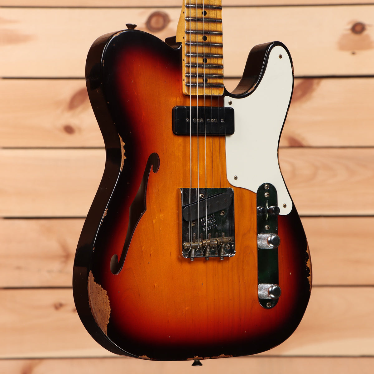 Fender Custom Shop Limited P90 Thinline Telecaster Relic - Chocolate 3 ...