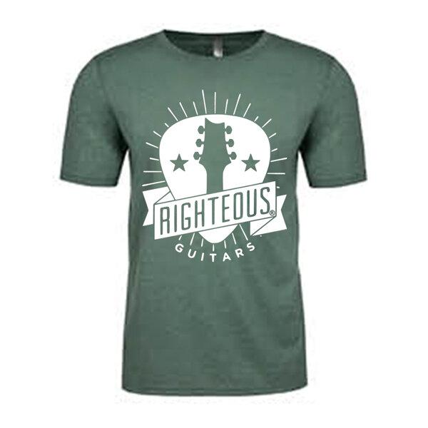 Righteous Guitars T Shirt Men's Royal Pine